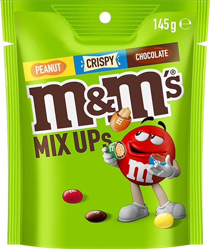 M&m's Mix Ups Peanut Crispy Chocolate 145g – Smoke2Snack